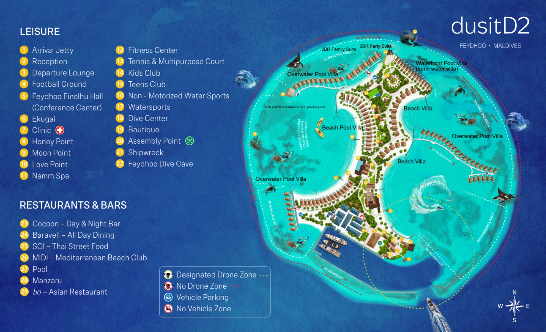 Dusit D2 Feydhoo | The Maldives Experts for all Resort Hotels and ...